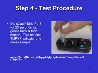 Lead soil field test presentation | PPT