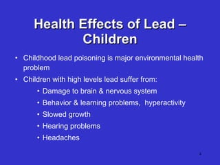 Lead soil field test presentation | PPT