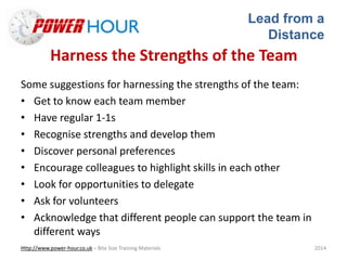 Lead from a distance | PPTX