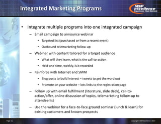 What are the most effective lead-gen programs for CSBs? | PPT