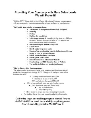 Lead generation guide and bonus sheet | PDF