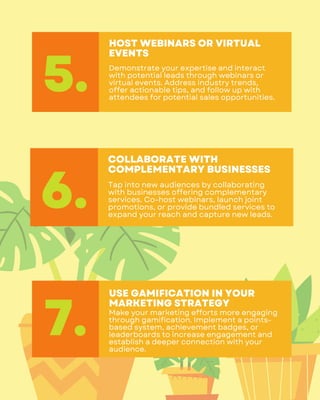 Lead Generation Hacks Creative Strategies to Capture Attention | PDF