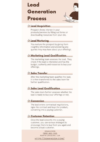 Lead Generation Process: 7 Steps to Success | PDF