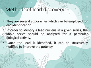 LEAD IDENTIFICATION for pharmacognosy.pptx