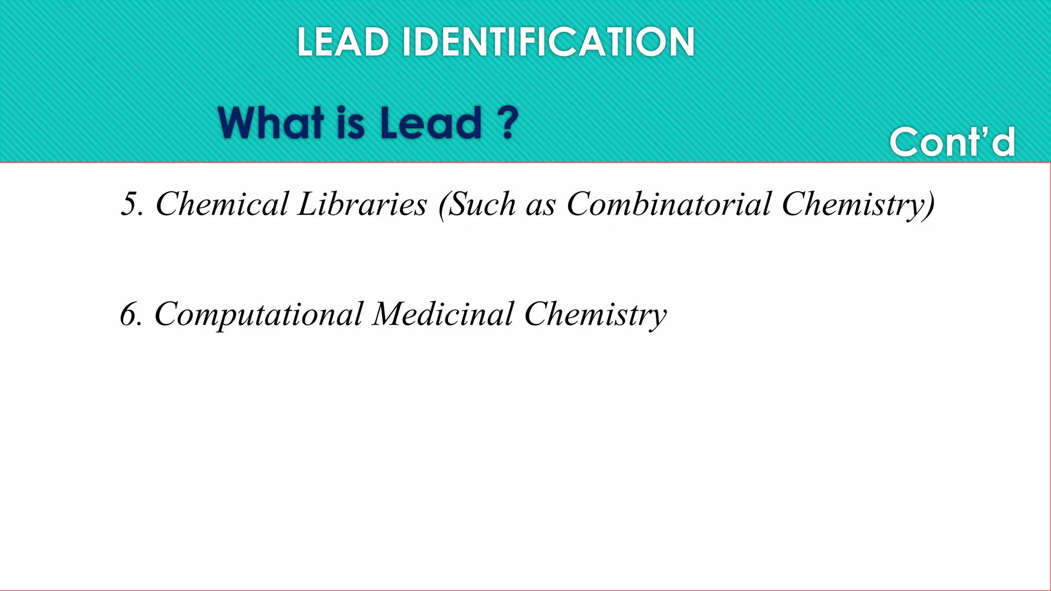 Lead identification | PDF