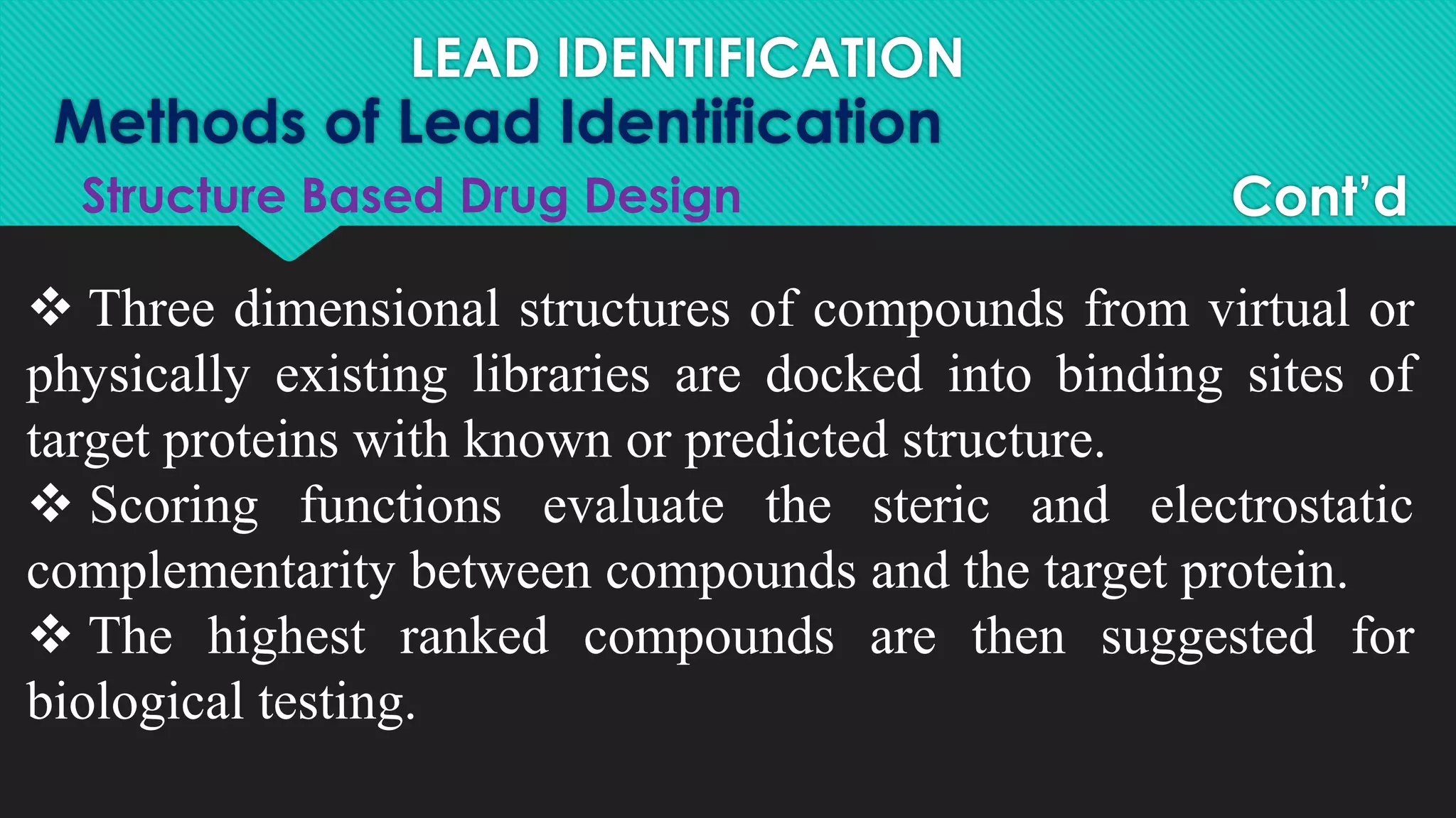 Lead identification | PDF