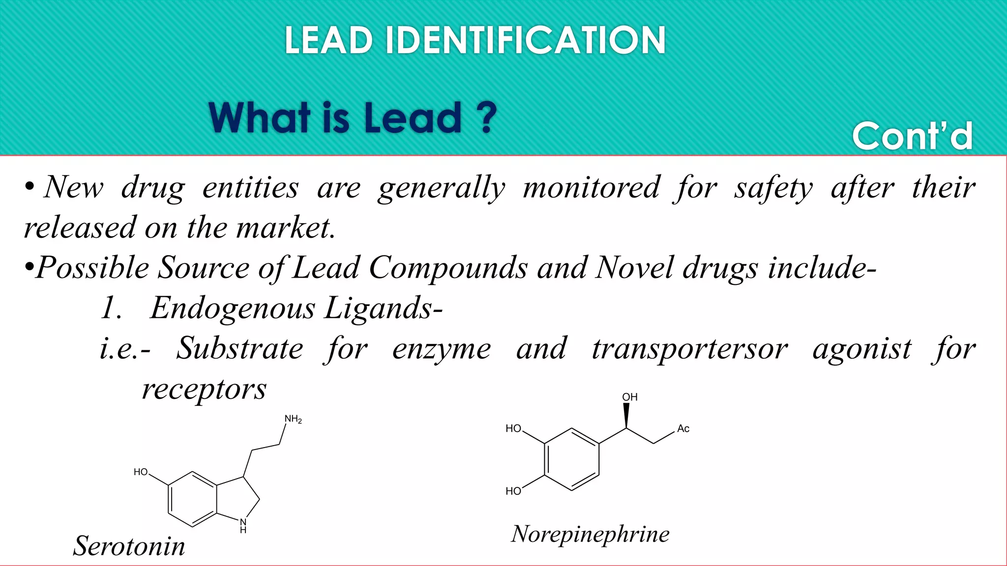 Lead identification | PDF | Pharmaceutical Industry | Industries