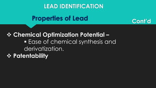 Lead identification | PDF