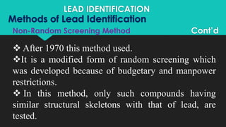 Lead identification | PDF