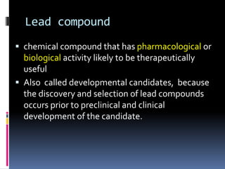 Drug Discovery Process by Kashikant Yadav | PPTX | Pharmaceutical ...