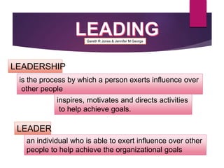 Leading 3rd essential element in leadership | PPTX