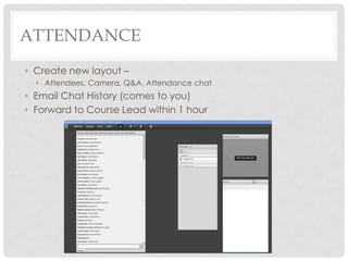Leading a Connect Live Class | PPTX | Web Conferencing | Computer ...