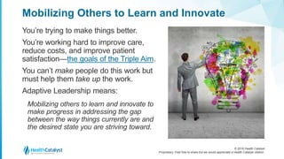 Leading Adaptive Change to Create Value in Healthcare | PPTX