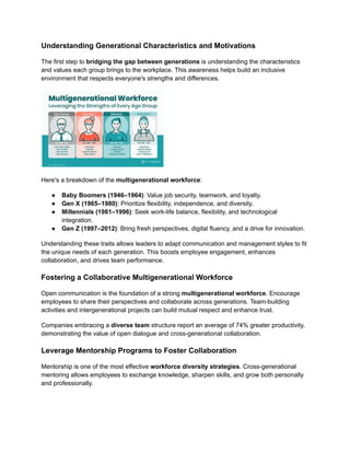 Leading a Multigenerational Workforce_ Strategies for Bridging the ...