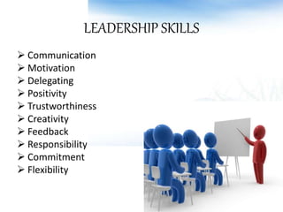 Leading and motivation | PPTX