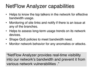 Case study: Leading bank uses NetFlow Analyzer to solve mysteries on ...