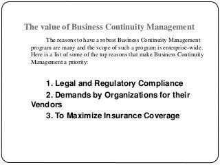 Leading business continuity management Dubai
