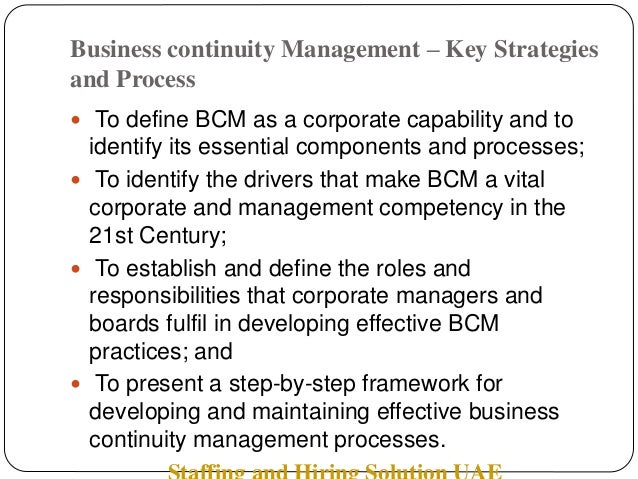 Leading business continuity management Dubai