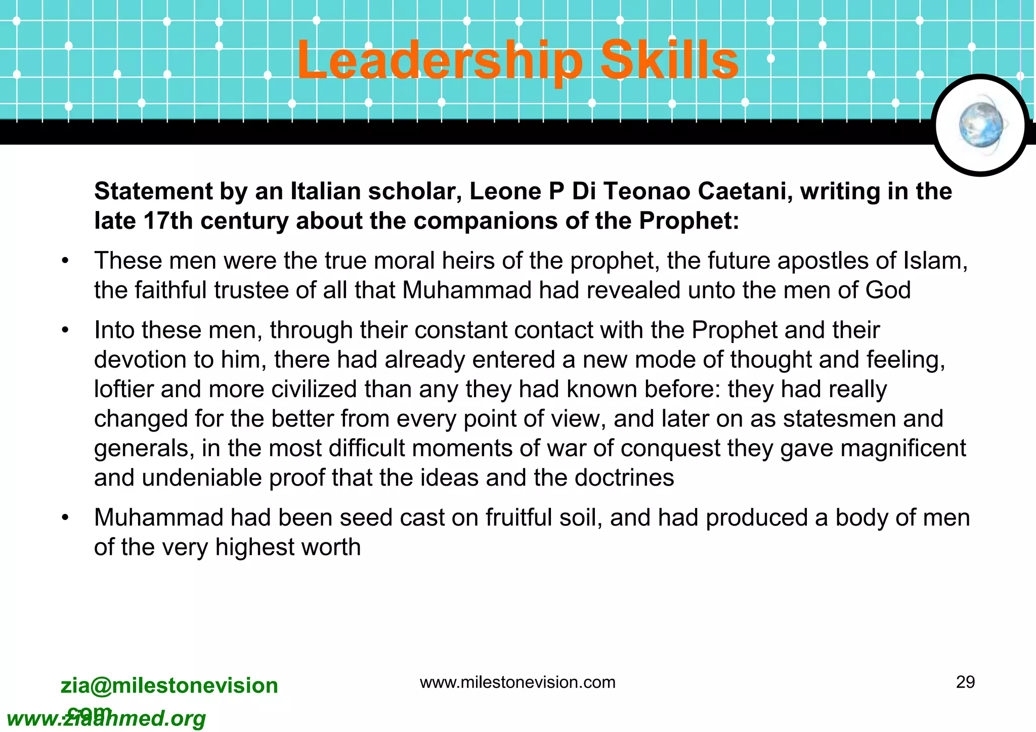 Leadership Skills - Leading By Example | PPT