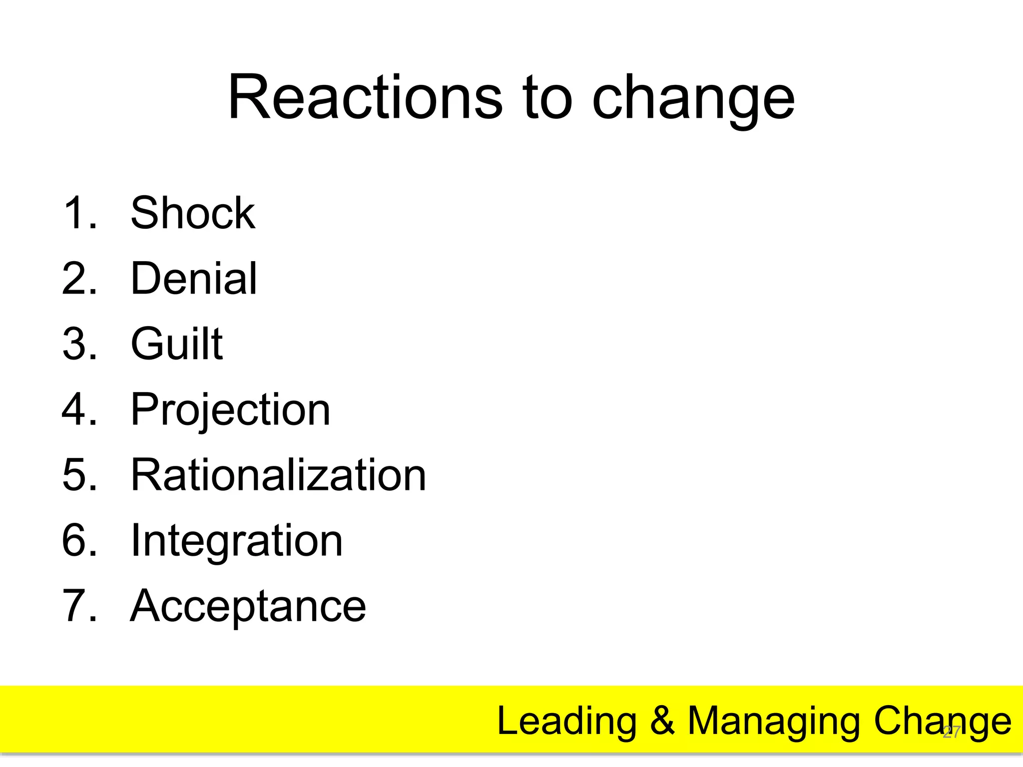 Leading and Managing Change [Change Management] | PPTX