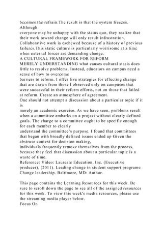 Leading ChangeIntroductionThe phrase leading change may genera.docx