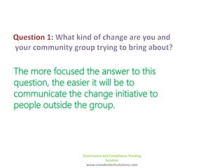 Leading Community Change | PPTX