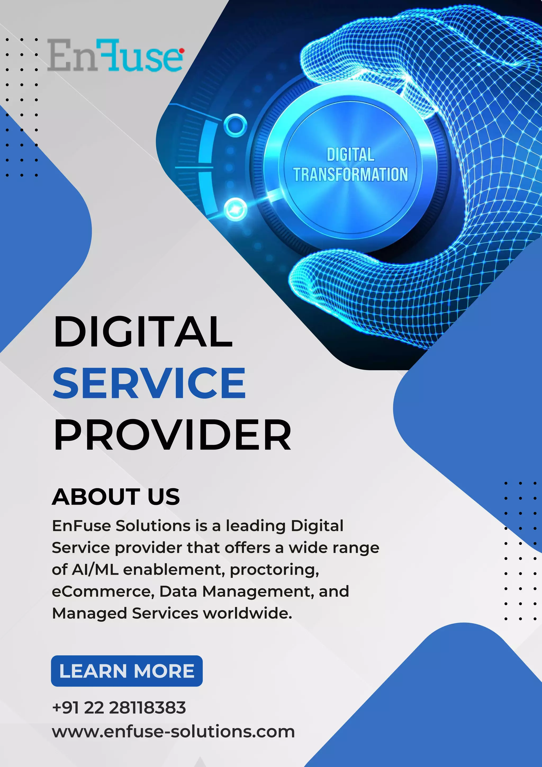 Leading Digital Service Provider Company in India - EnFuse Solutions | PDF