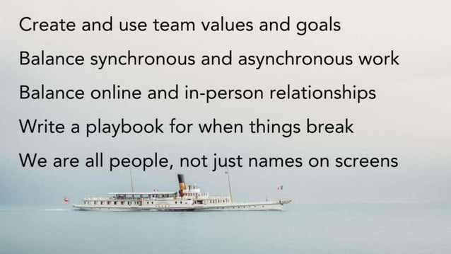 Leading distributed support teams | PPTX | IT and Internet Support ...