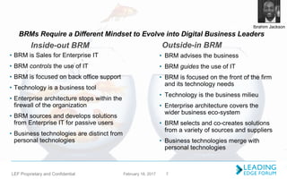 BRMs Must Add Digital Business Leadership Skills To Their Toolkit To ...