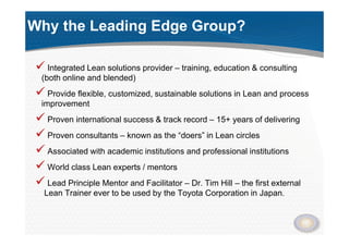 Leading Edge Group | PPT
