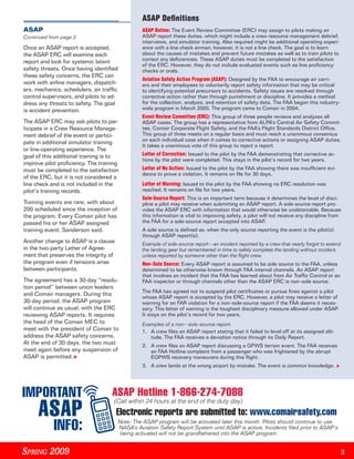 Leading Edge, pilot safety newsletter, Spring 2009 | PDF
