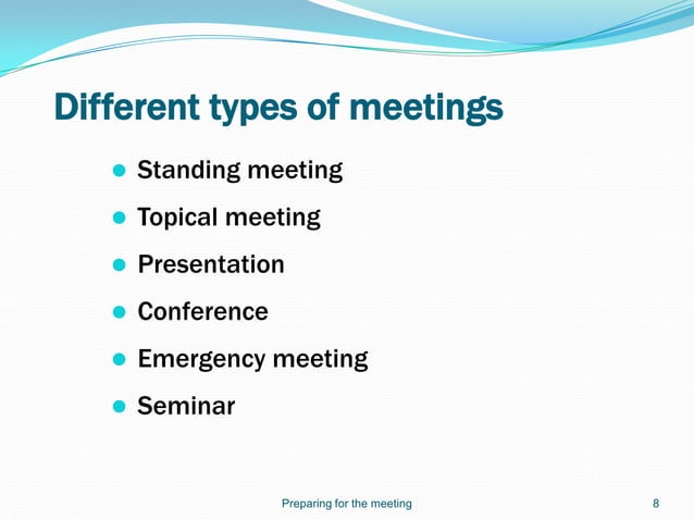Leading effective meetings slides | PPT