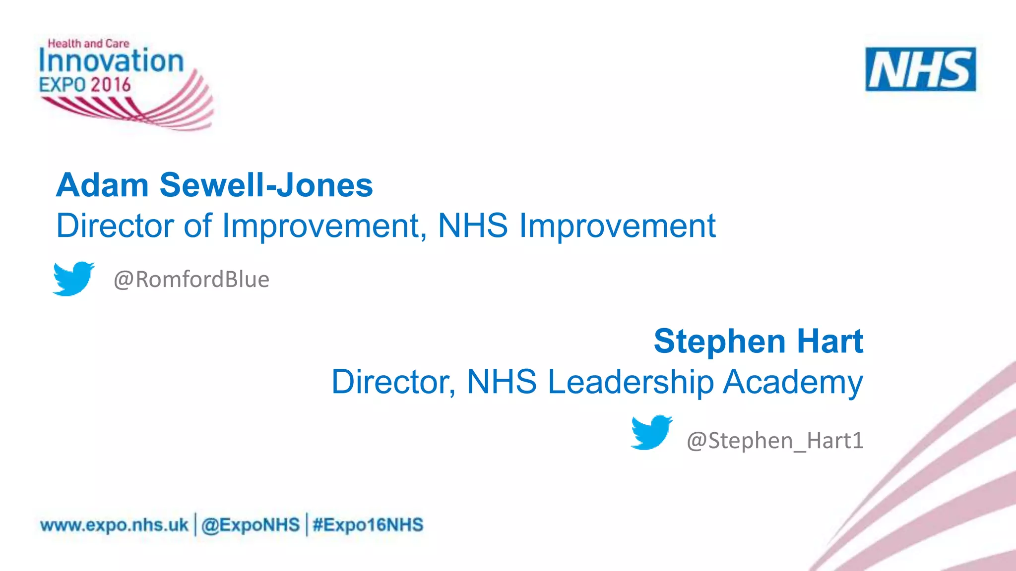 Leading for improvement: a framework for the NHS in England | PPTX