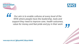 Leading for improvement: a framework for the NHS in England | PPTX