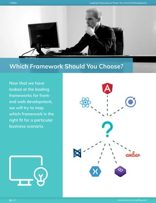 Leading frameworks to power your front end development | PDF