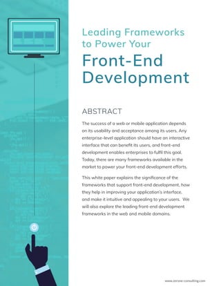 Leading frameworks to power your front end development | PDF