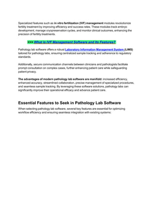 Leading Healthcare Advancement_ Pathology Lab Software Takes the Helm.pptx