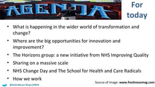 Leading large scale change Helen Bevan | PPT