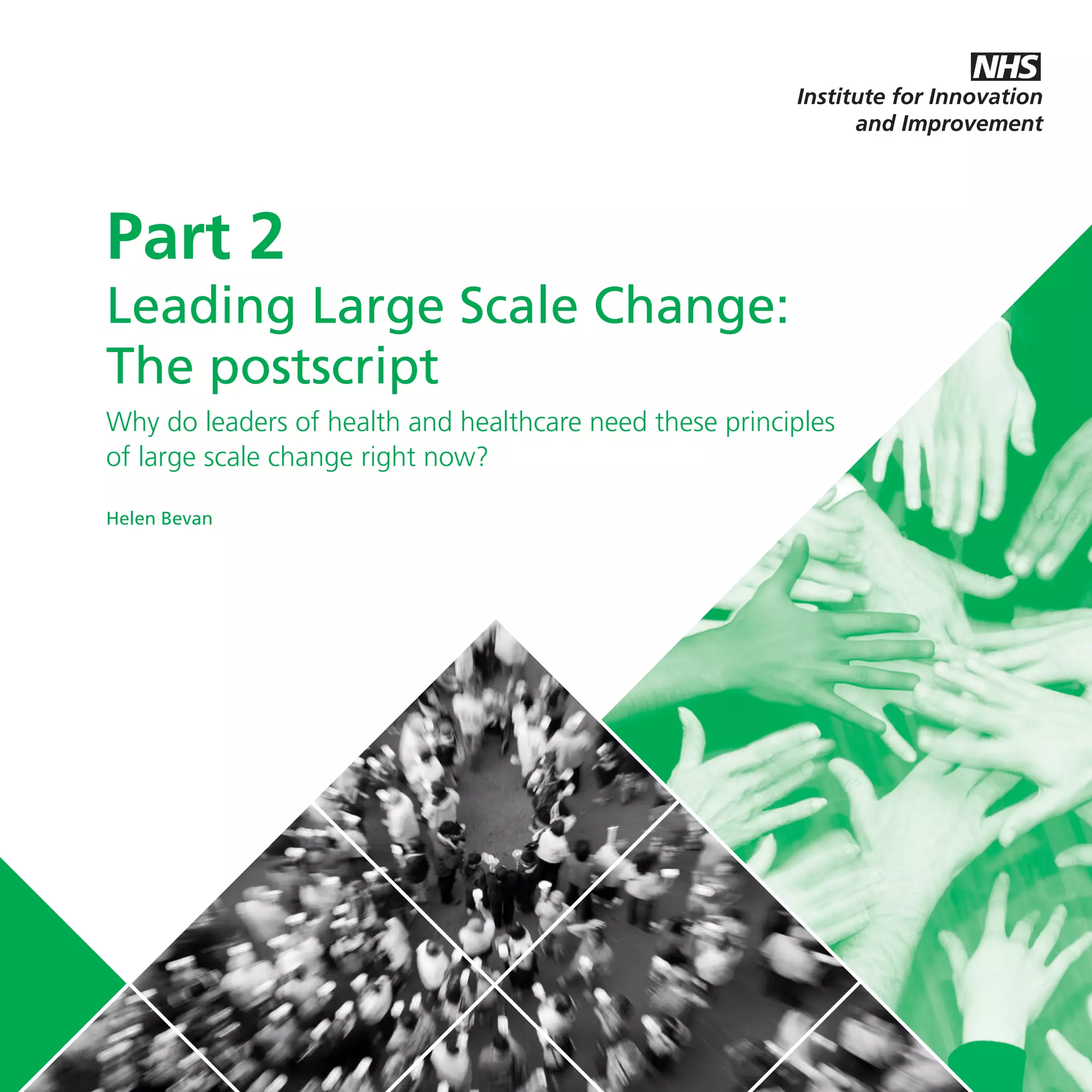 Leading large scale change part 2 | PDF