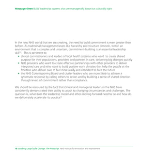 Leading large scale change part 2 | PDF