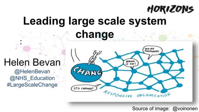 Leading large scale system change | PPT