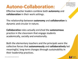 Leading, learning and aligning keys to sustaining school improvement | PPT