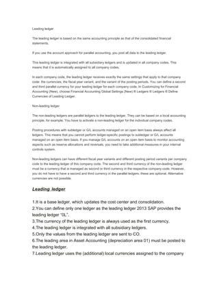 Leading ledger | DOC