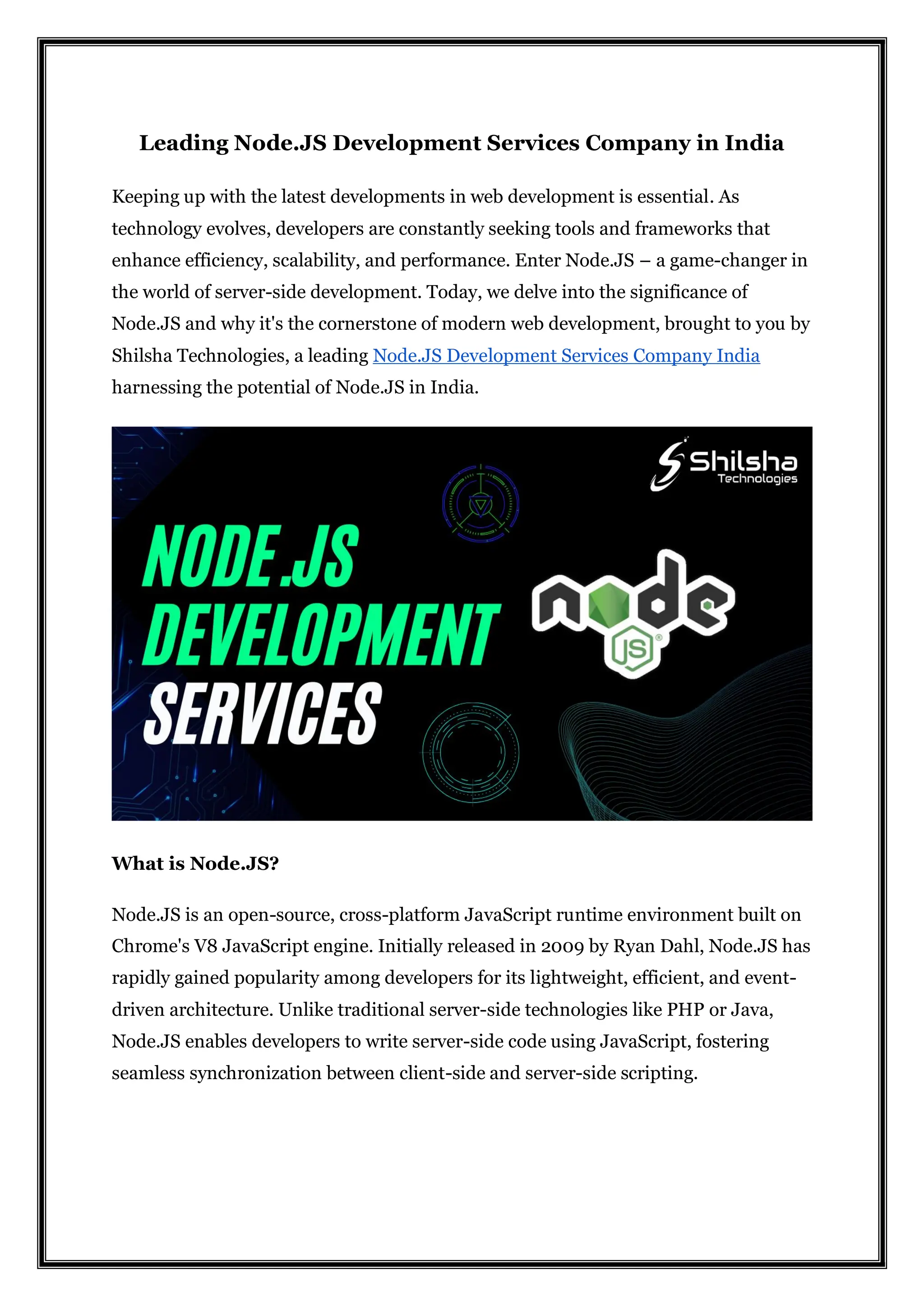 Leading Node.JS Development Services Company in India.pdf