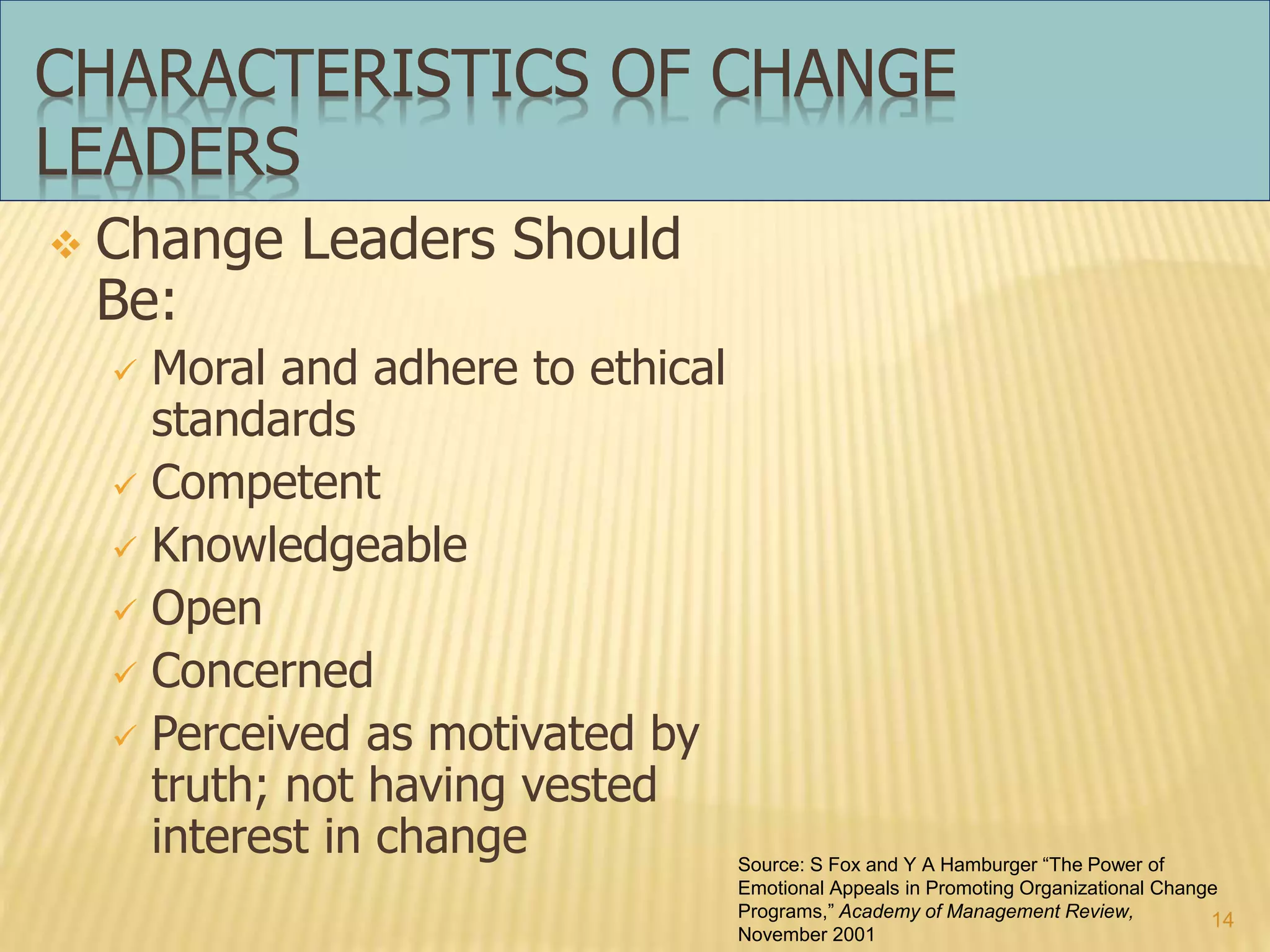 Leading Organizational Change | PPTX