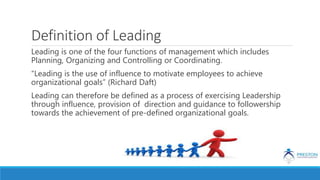 Leading People and Teams | PPT