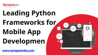 Python App Development Company with Custom Framework Expertise | PPTX
