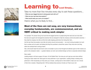 Leading Simply | PDF