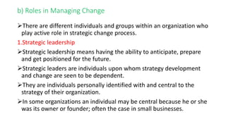 Leading strategic change | PPTX