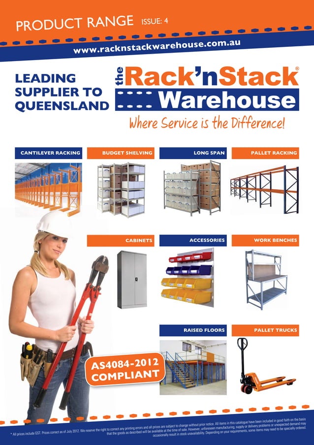 LEADING SUPPLIER TO QUEENSLAND - Rack n Stack Warehouse | PDF